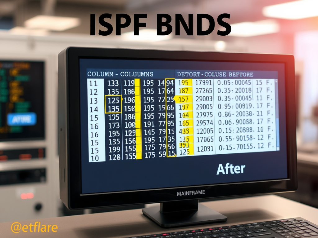ISPF command to Left/Right shift specific columns in a dataset-BNDS command – DBzTech-Technology ...